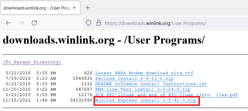 Instalowanie oprogramowania – krok po kroku Winlink Express